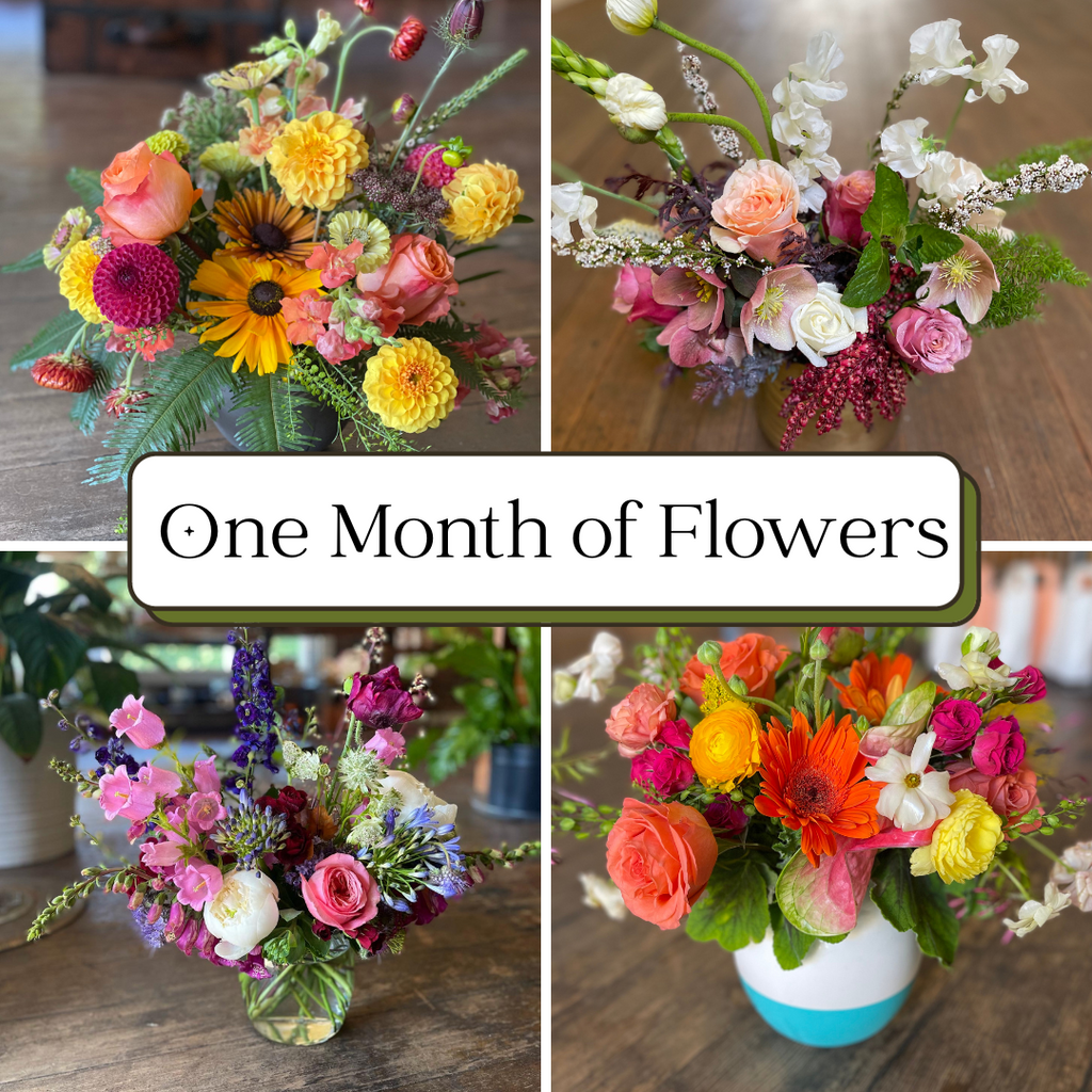 One Month of Flowers – Herban Bloom Vashon